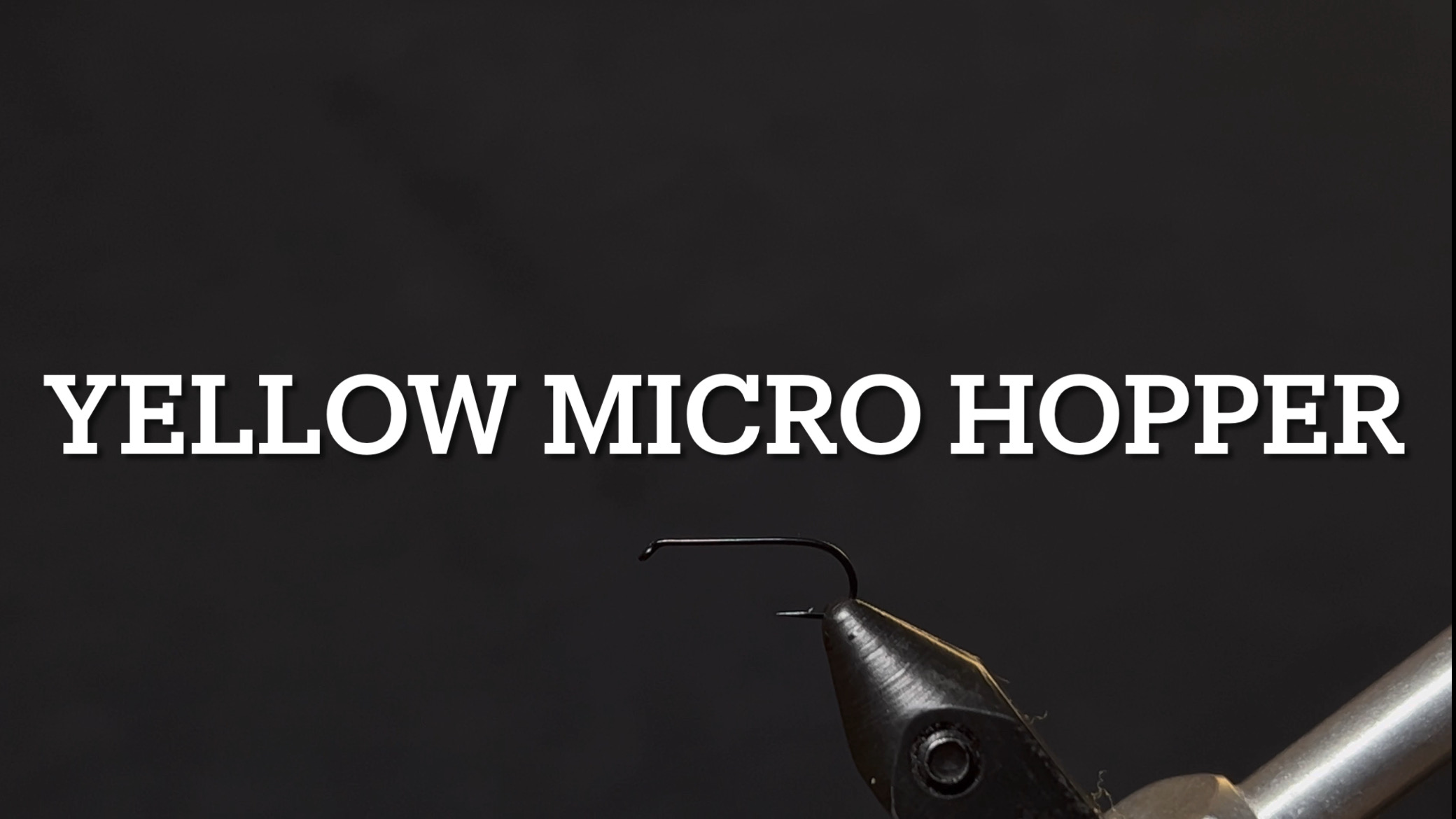 Yellow Micro Hopper - Tying Tutorial - Soggy Waders Fly Shop